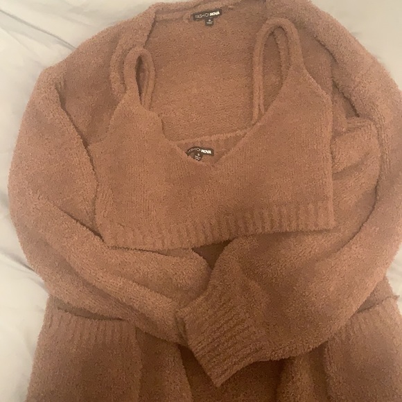 Fashion Nova | Sweaters | Fashionnova Brown Matching Set Top And ...